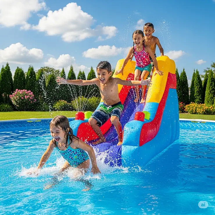 7 Best Above Ground Inflatable Pool Slide Options That Will Transform ...