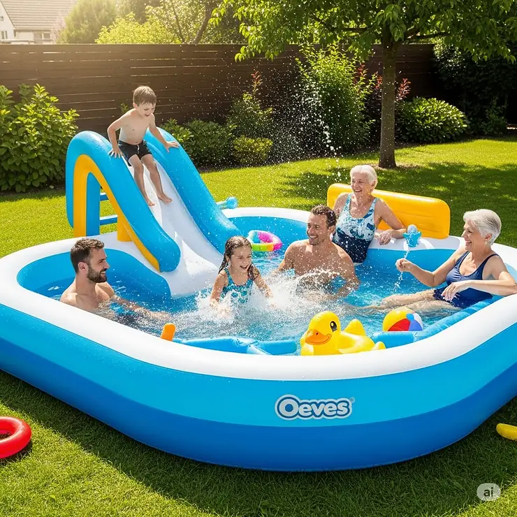 7 Best OEVES Inflatable Swimming Pool with Canopy Models for Ultimate ...